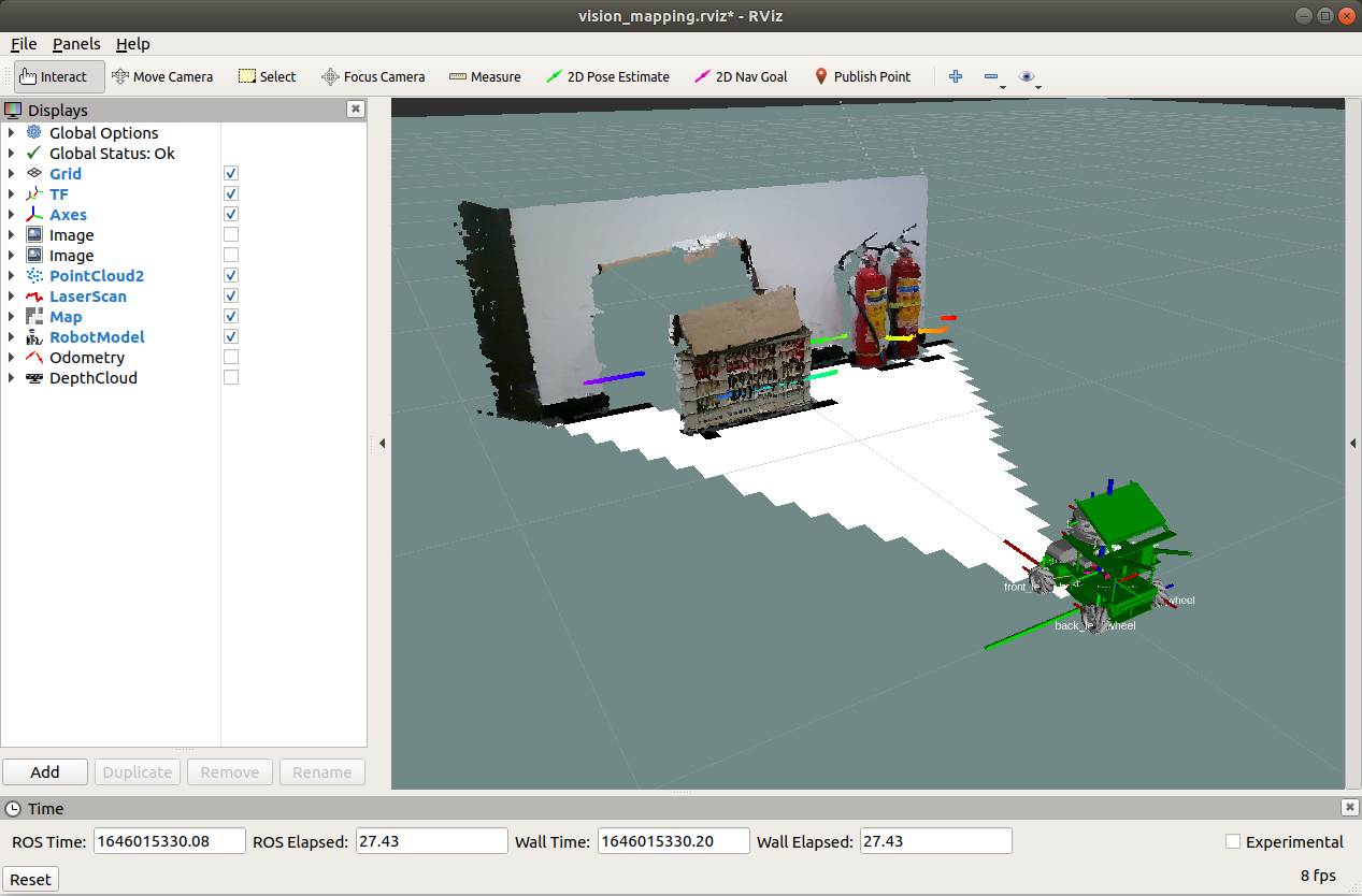 6. Pure visual 2D mapping and navigation